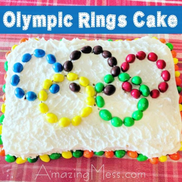 Cooking with Kids: How to Make a Simple Olympic Rings Cake - Amazing Mess