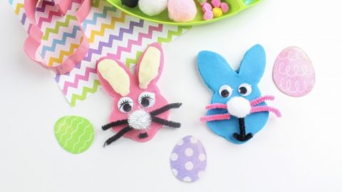 Build A Bunny Playdoh Easter Activity - Amazing Mess