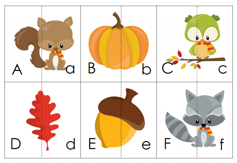 FREE Fall Animals Pre-K & K Printable Activity Pack - Amazing Mess